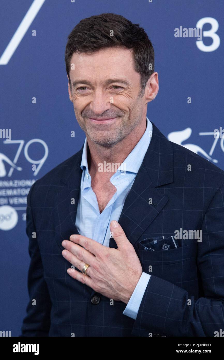 Hugh Jackman attending The Son Photocall during the 79th Venice ...