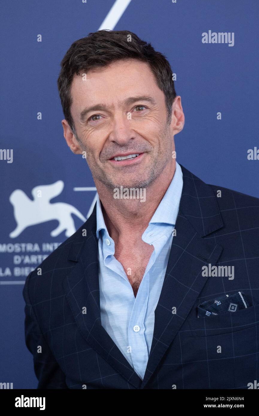 Hugh Jackman attending The Son Photocall during the 79th Venice ...