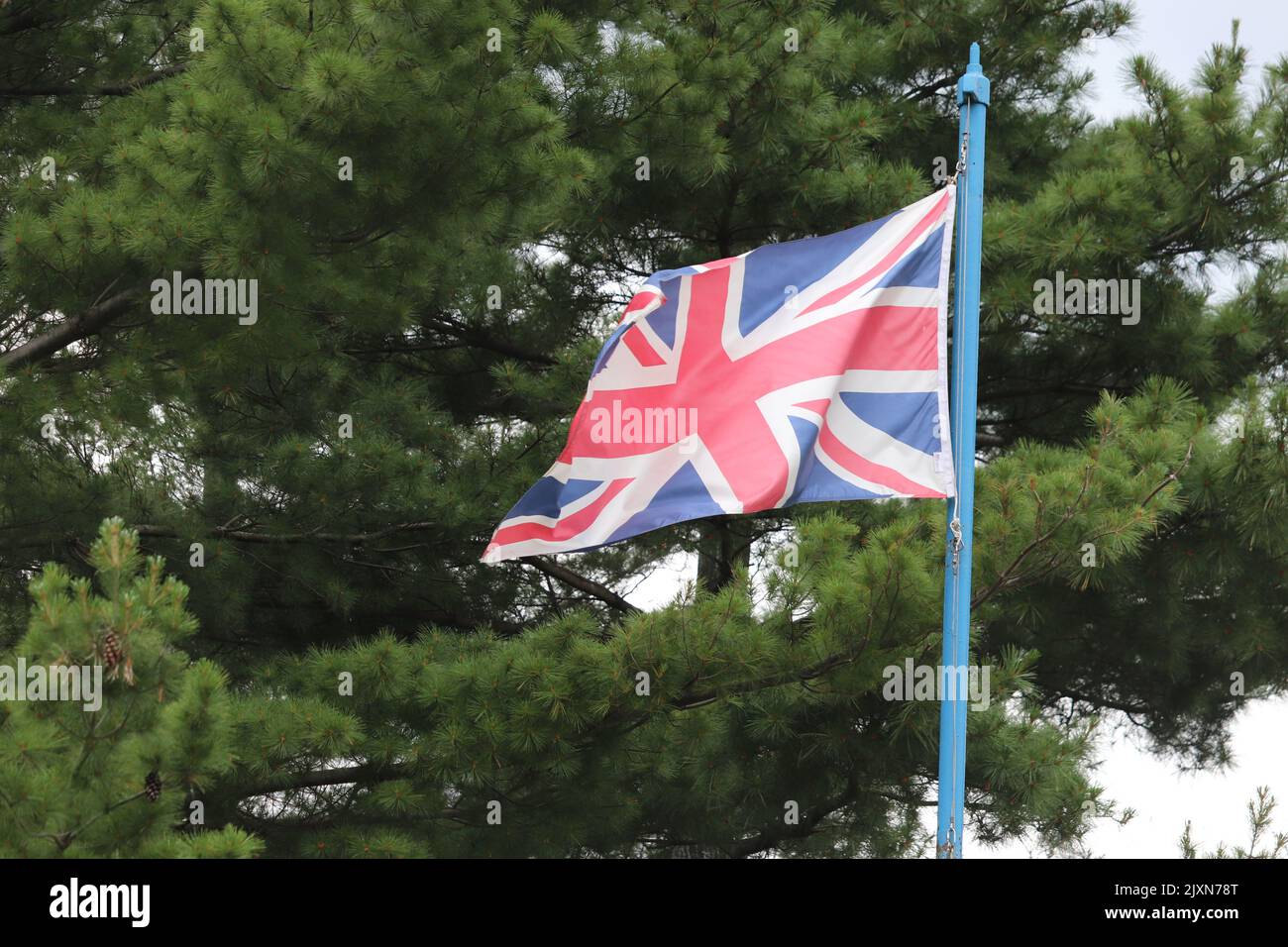 Union jack flag banner hi-res stock photography and images - Alamy