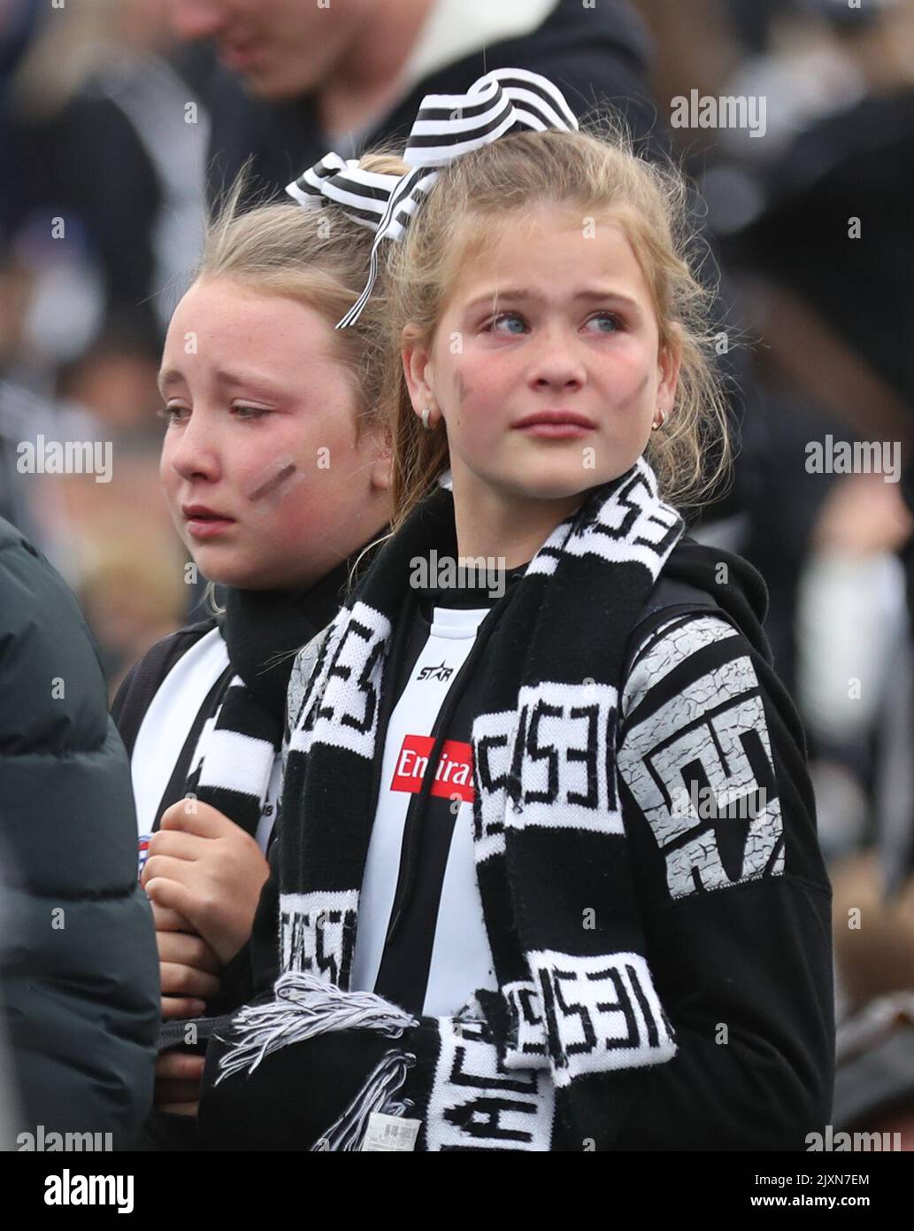 Collingwood fans react to their team's loss at the Holden Centre during ...