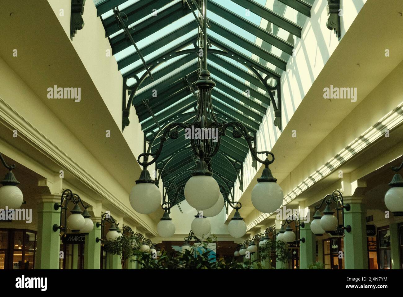 Hanging in the ceiling of a shopping mall hi-res stock photography and ...