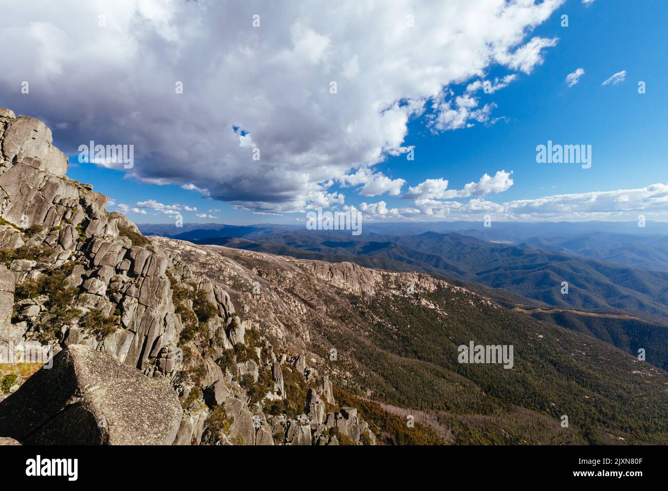 Mt Buffalo View in Australia Stock Photo - Alamy