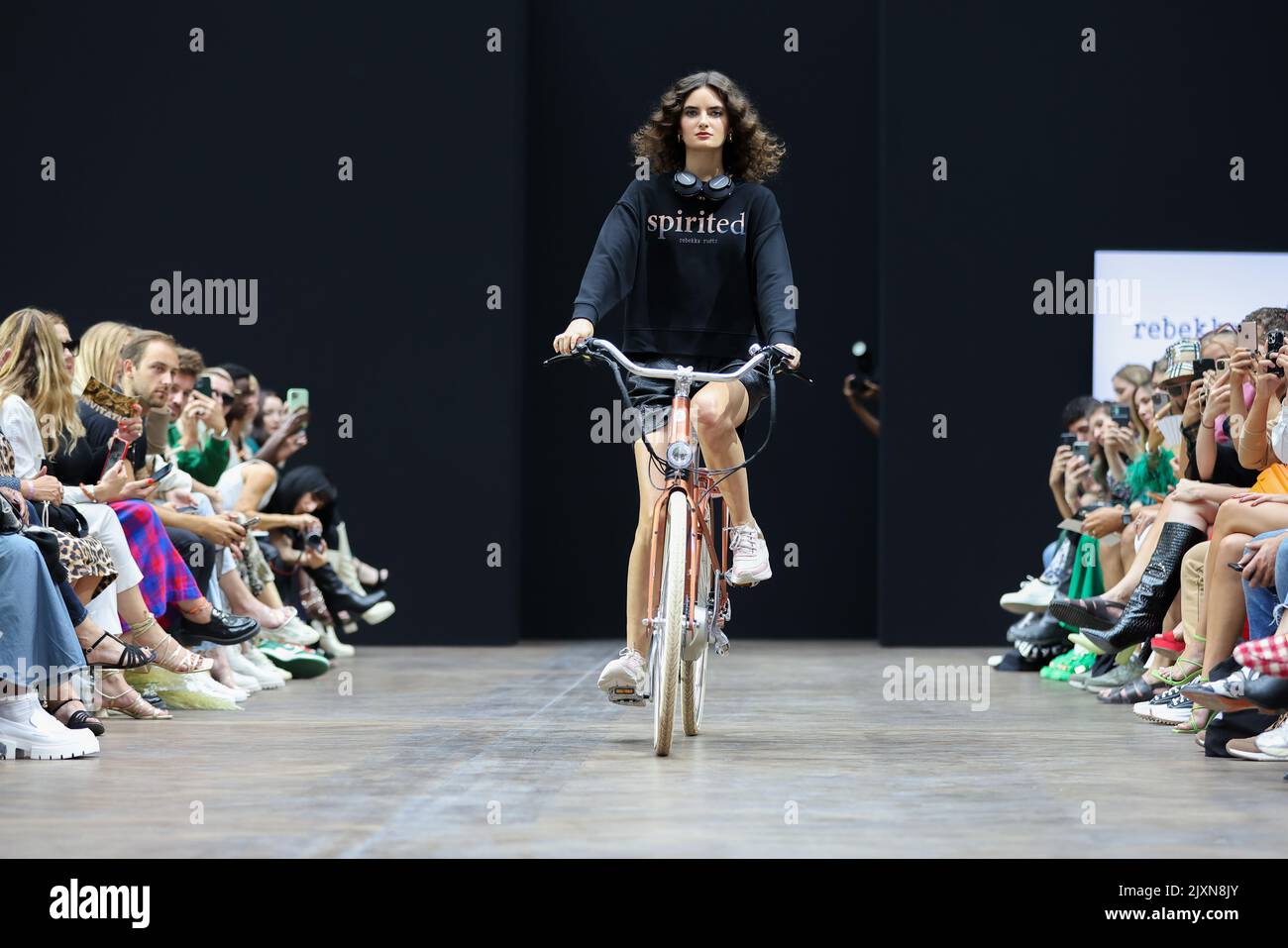 Berlin, Germany. 07th Sep, 2022. Models show creations of the label ...