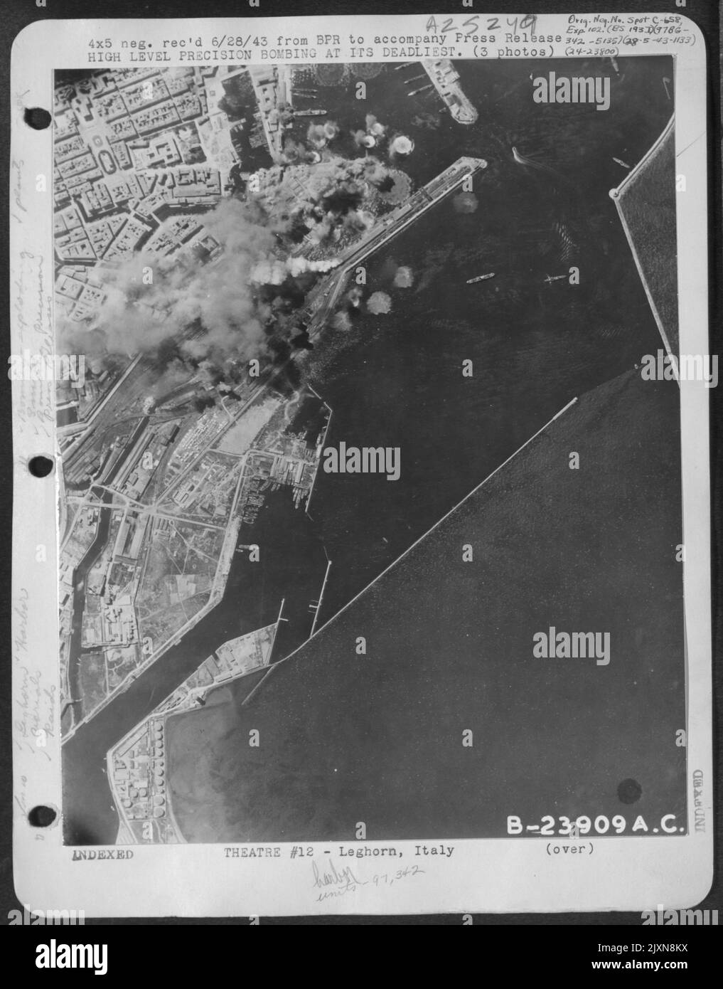 Amazing pin-point accuracy of U.S. Army Air Forces bombardiers is ...