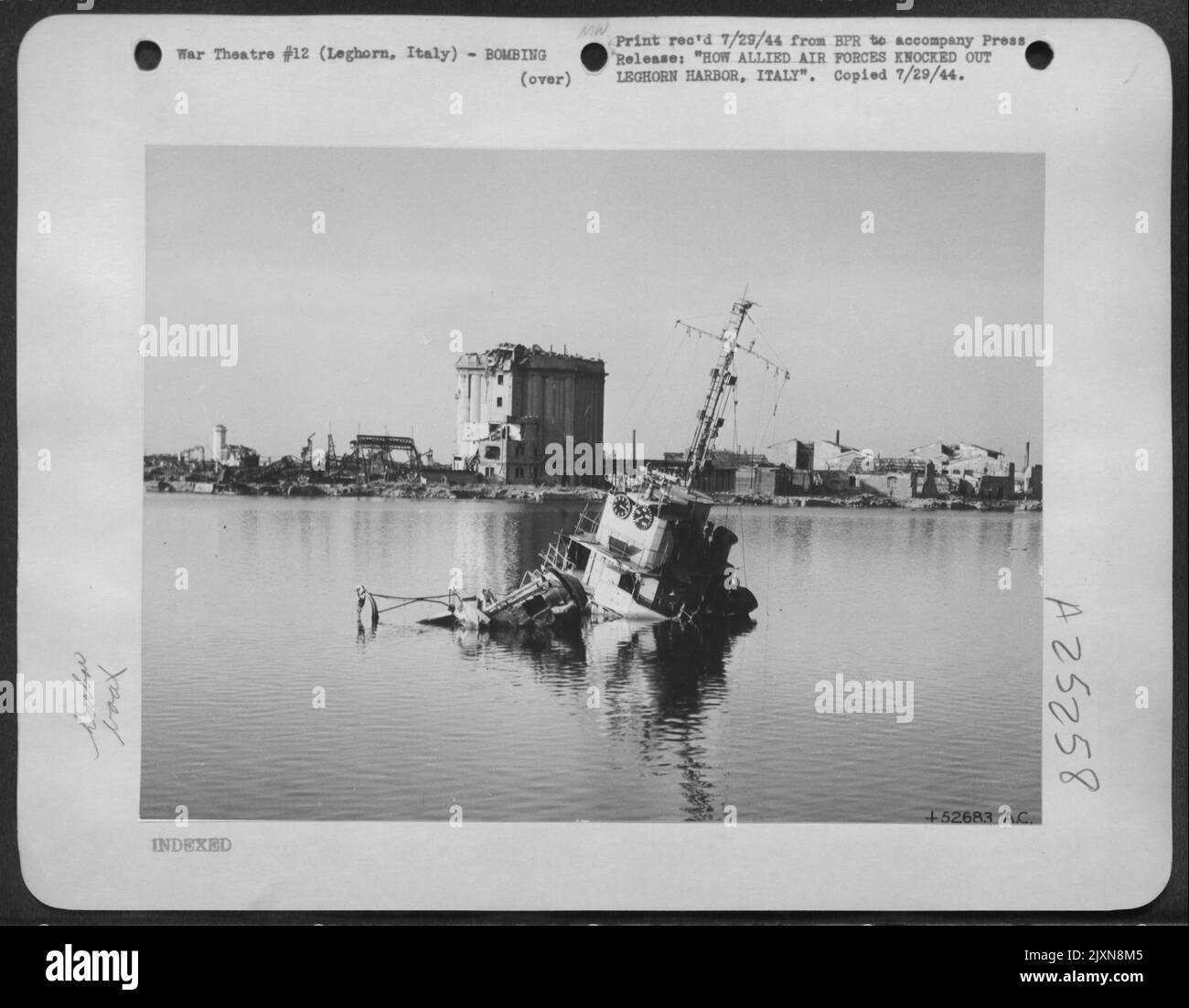 All but the bridge and most of this ship is covered by water after ...