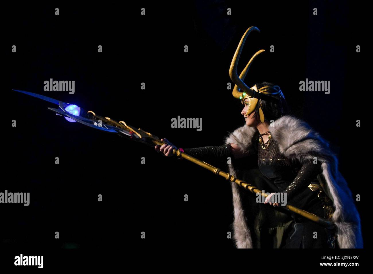 A cosplayer is seen during the Oz Comic-Con at the Convention and ...