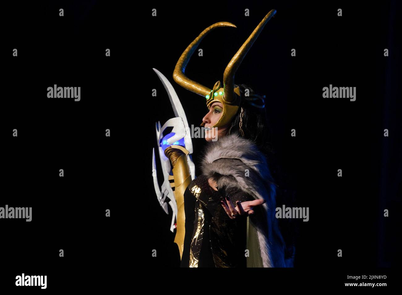 A cosplayer is seen during the Oz Comic-Con at the Convention and ...