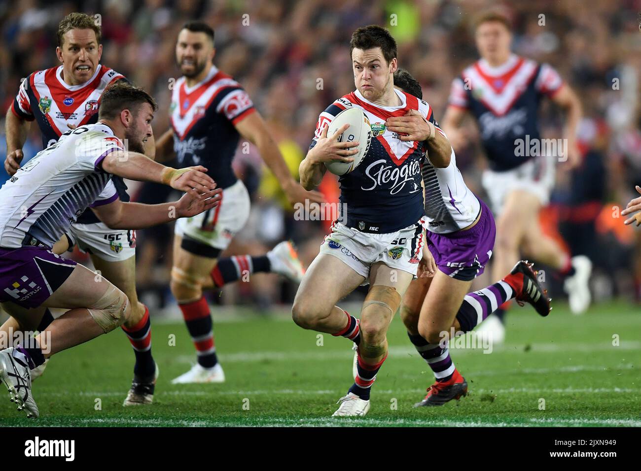 Luke Keary of the Roosters during the 2018 NRL Grand Final between the ...