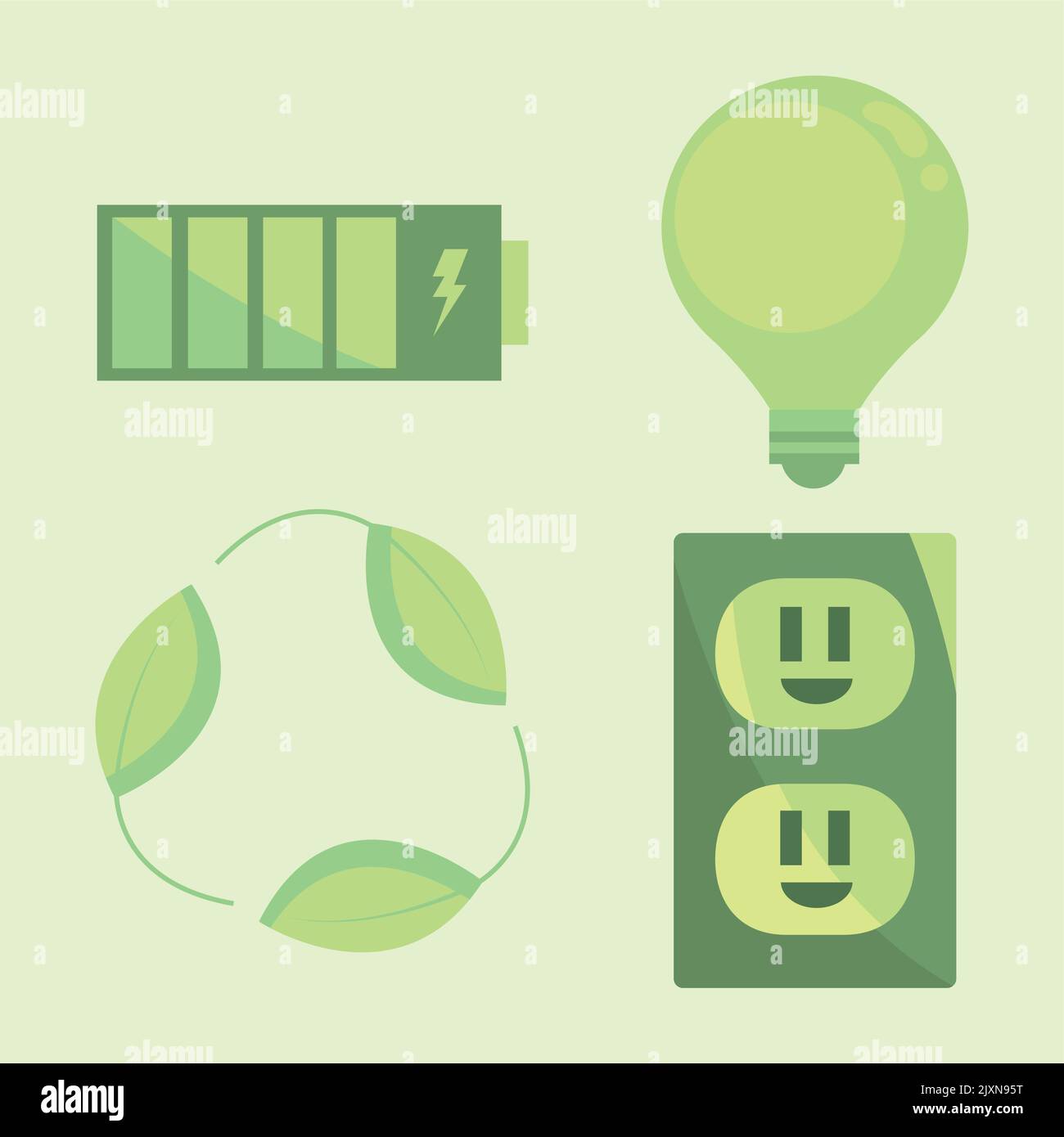 icons green energy Stock Vector Image & Art - Alamy