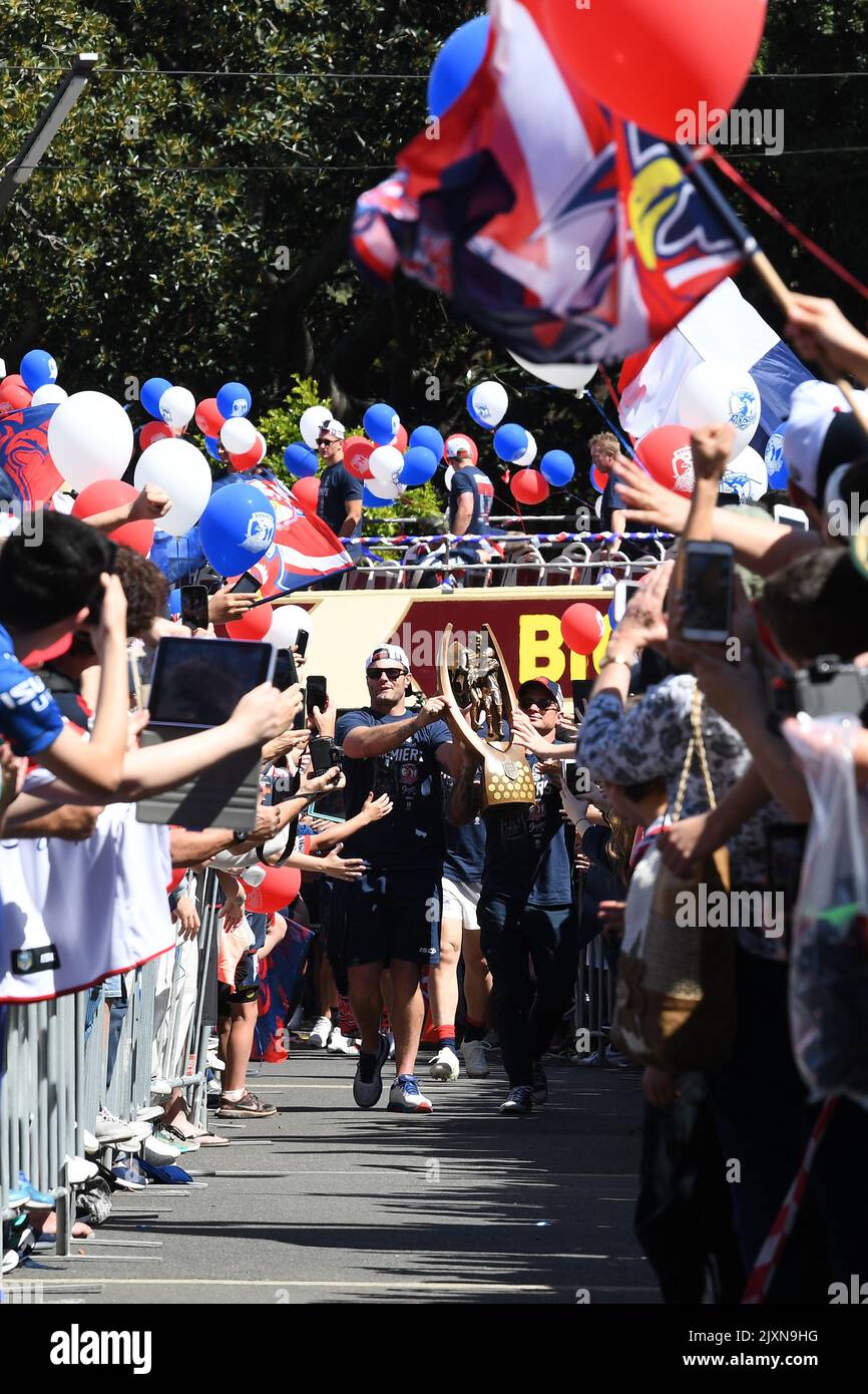 The Sydney Roosters co-captains Jake Friend (right) and Boyd Cordner ...