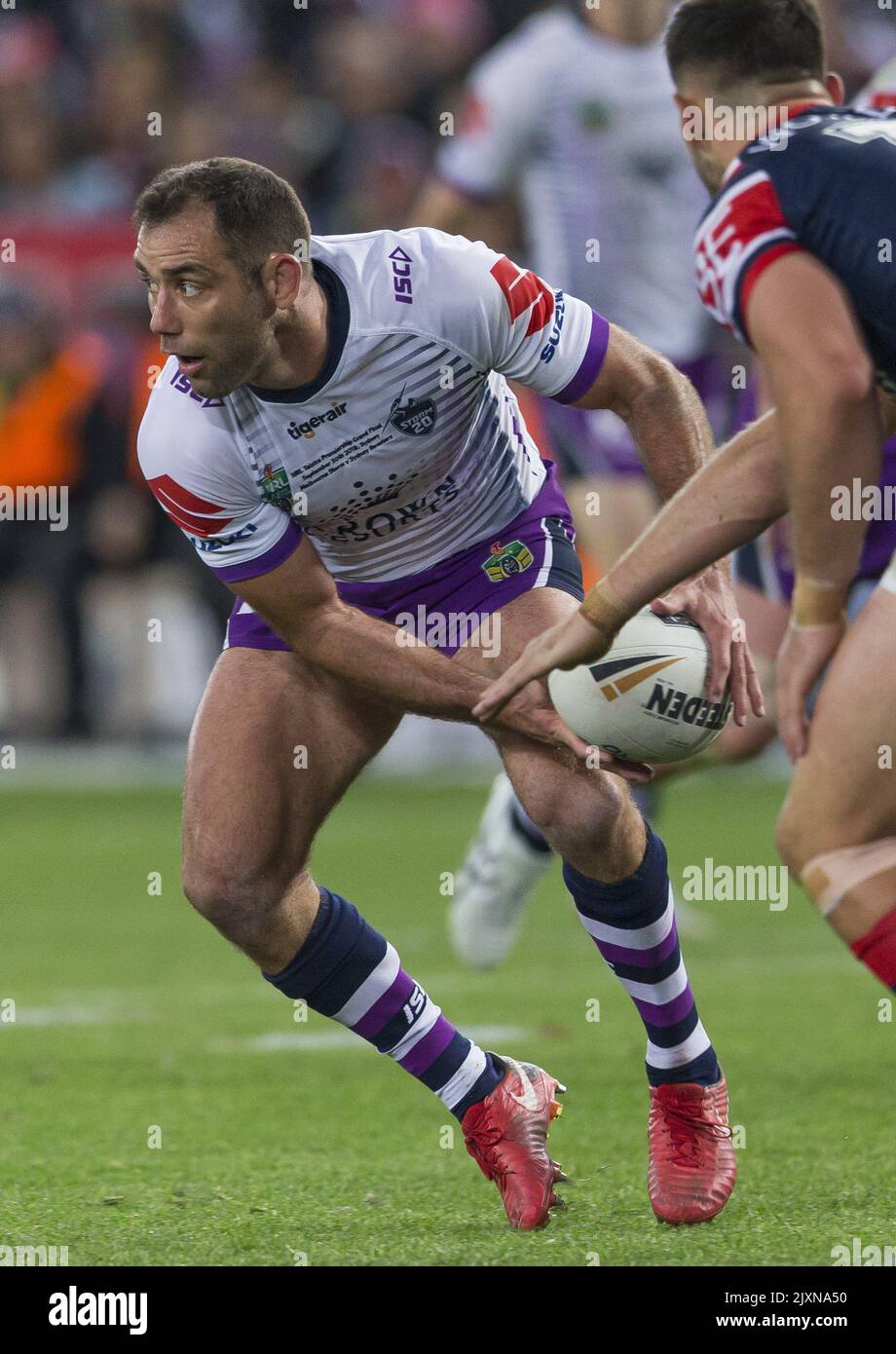 Cameron Smith of the Storm during the 2018 NRL Grand Final between the ...