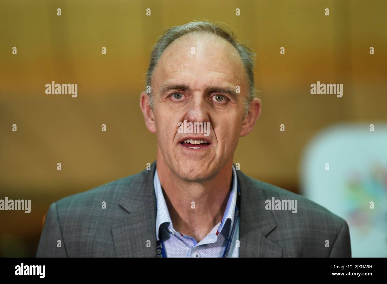 Paediatric Surgeon Joe Crameri addresses the media at the Royal ...