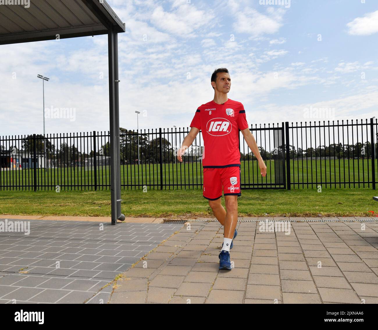 Isaías Sánchez of United is seen at the Adelaide United training centre ...
