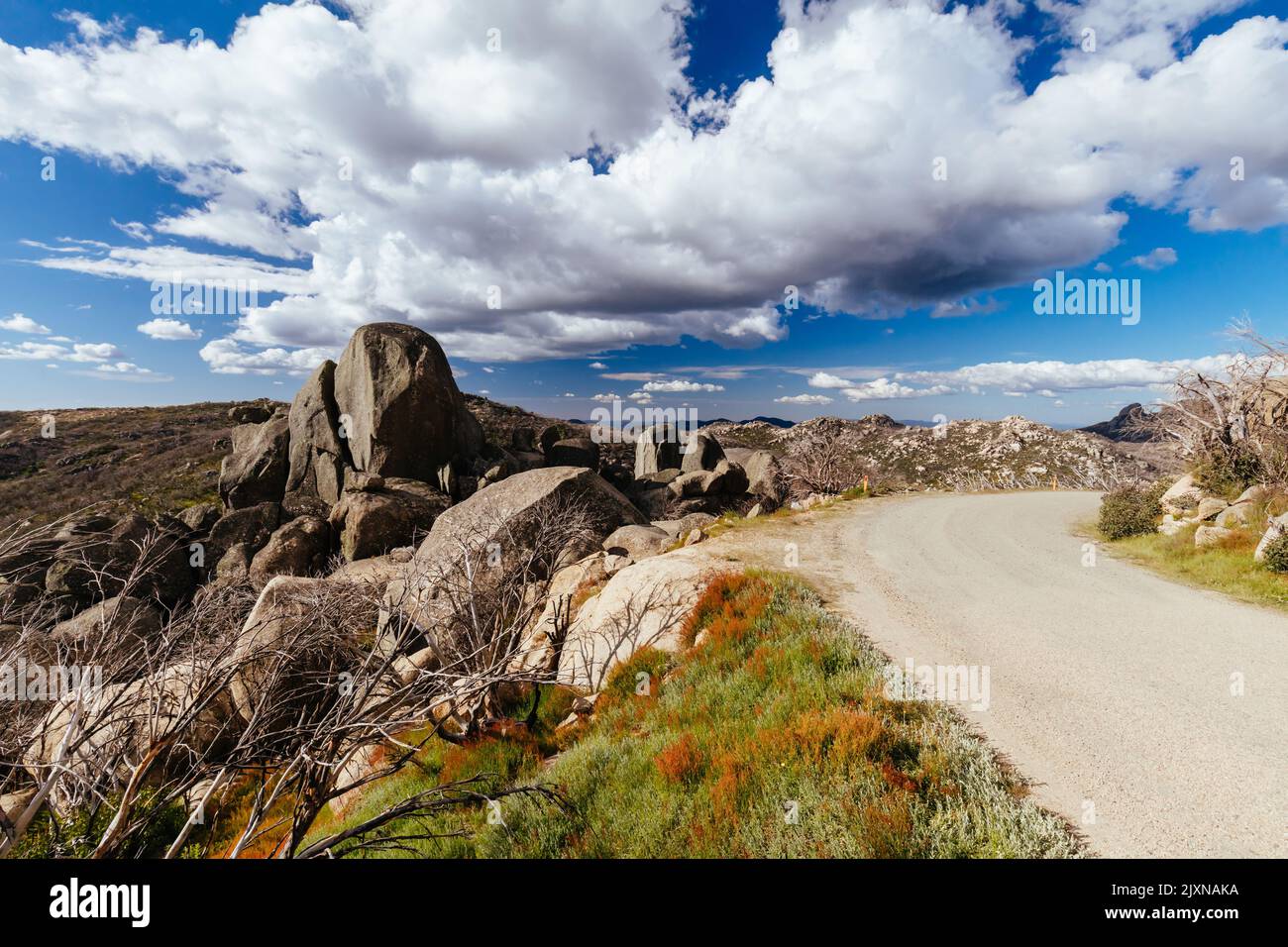 Mt Buffalo View in Australia Stock Photo - Alamy