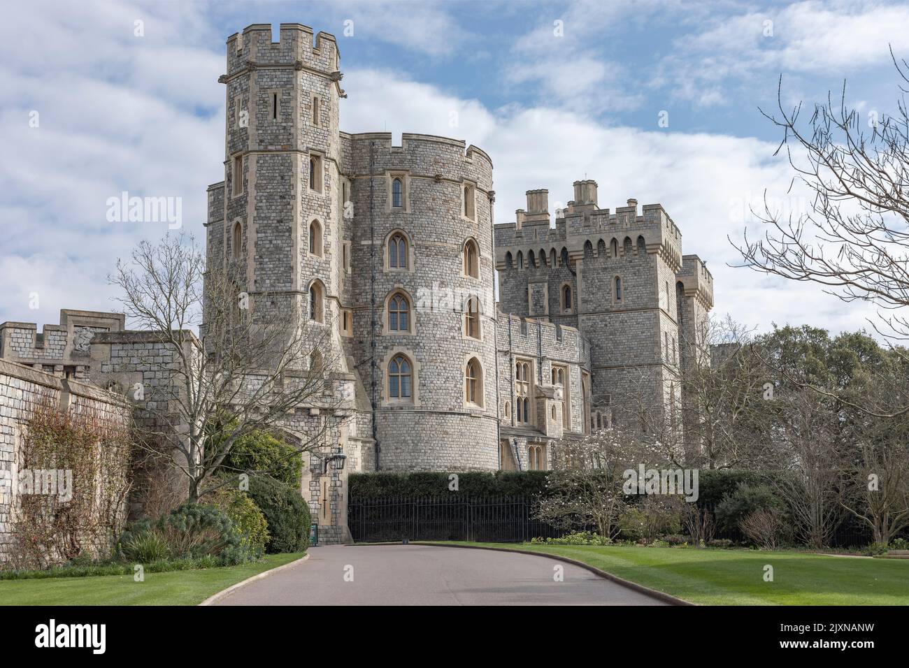 The castle of Windsor in royal Berkshire UK Stock Photo - Alamy