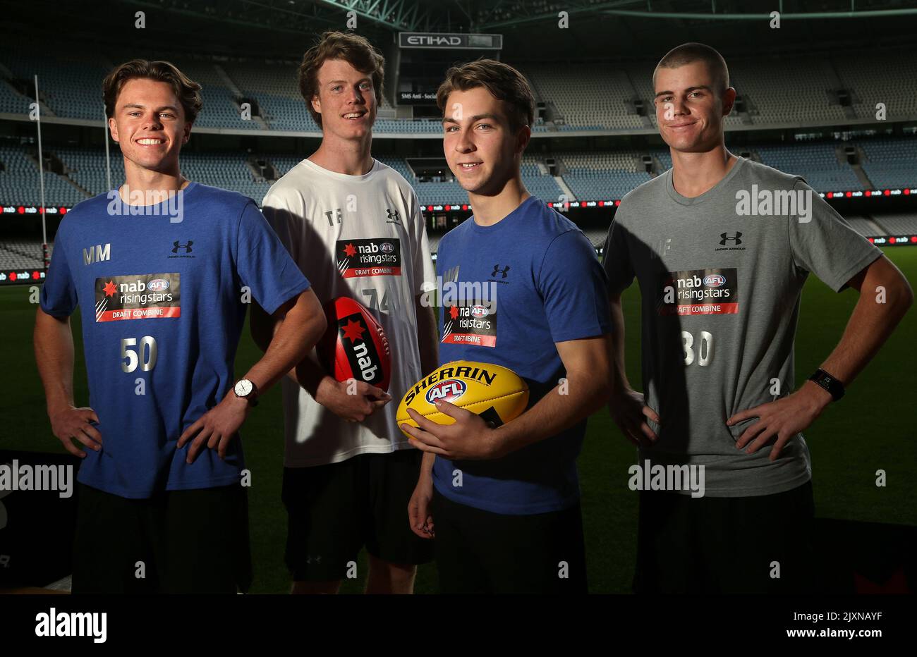 Father-son draft prospects (L-R) Oscar Brownless, the son of Billy ...