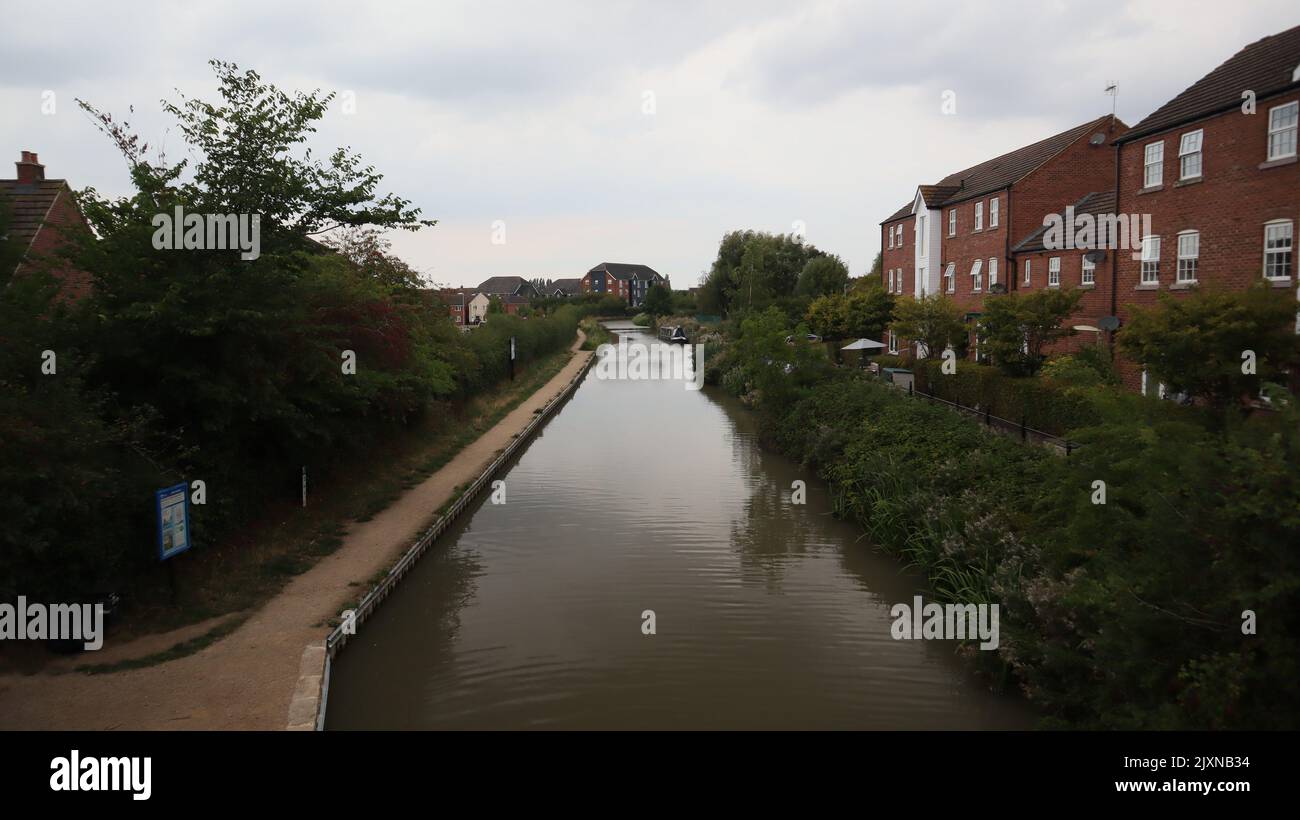 Canals and footpaths Stock Photo - Alamy