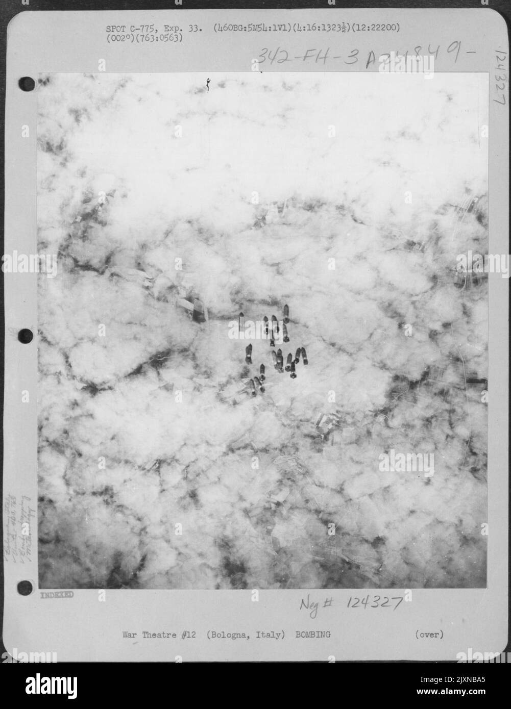 Bombs Dropped By Planes Of The 460Th Bomb Group, 763Rd Bomb Squadron ...