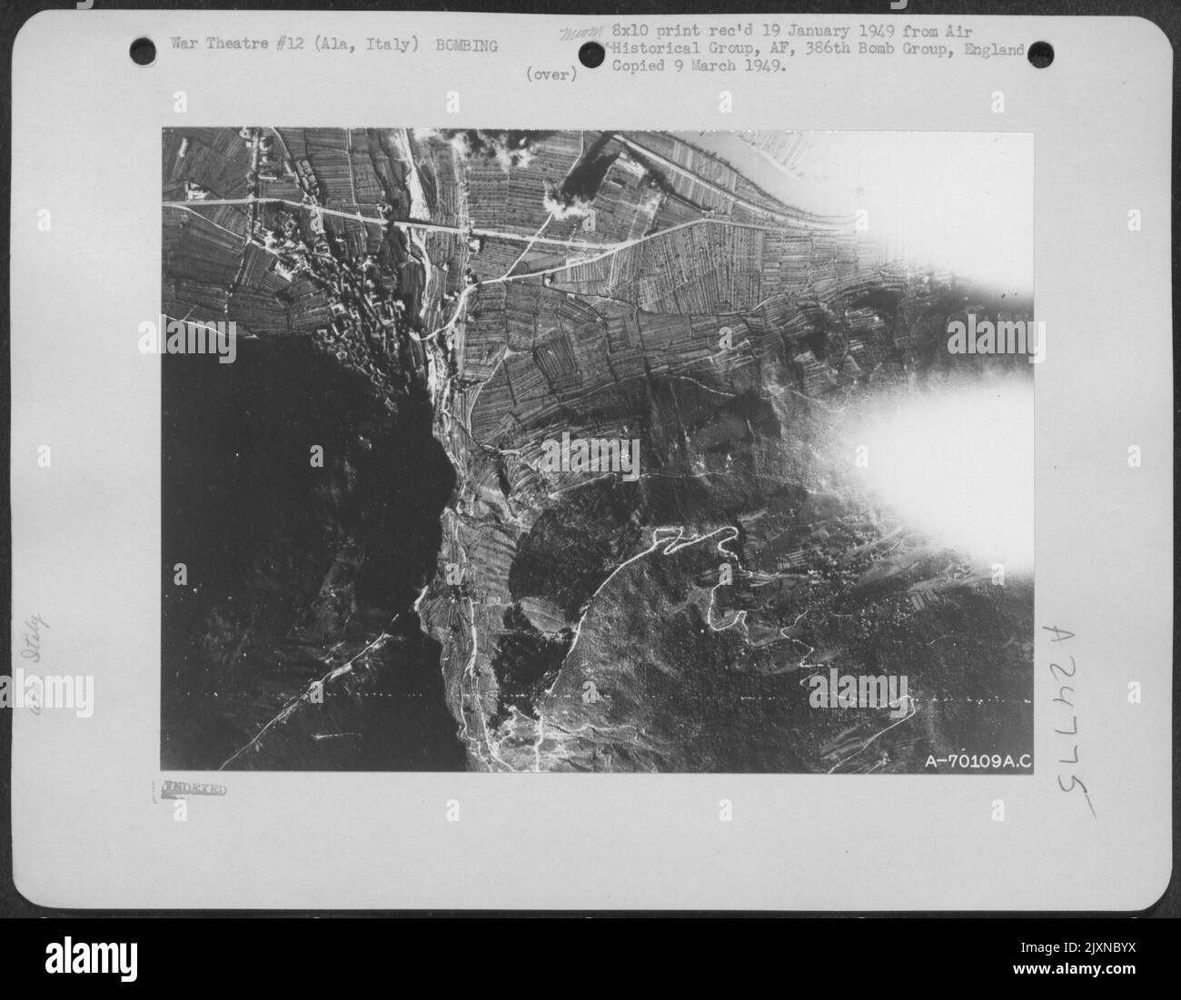 Bombs Dropped By Planes Of The Mediterranean Allied Air Forces Burst On ...