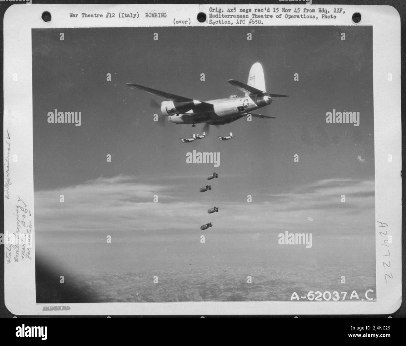 Four Thousand Pounds Of Tnt Plummet Downward From The Bomb Bay Of A ...