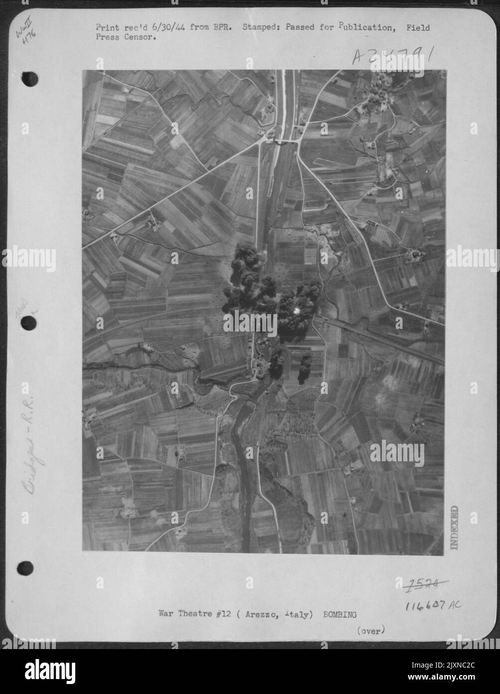 Rail bridges across Black and White Stock Photos & Images - Alamy