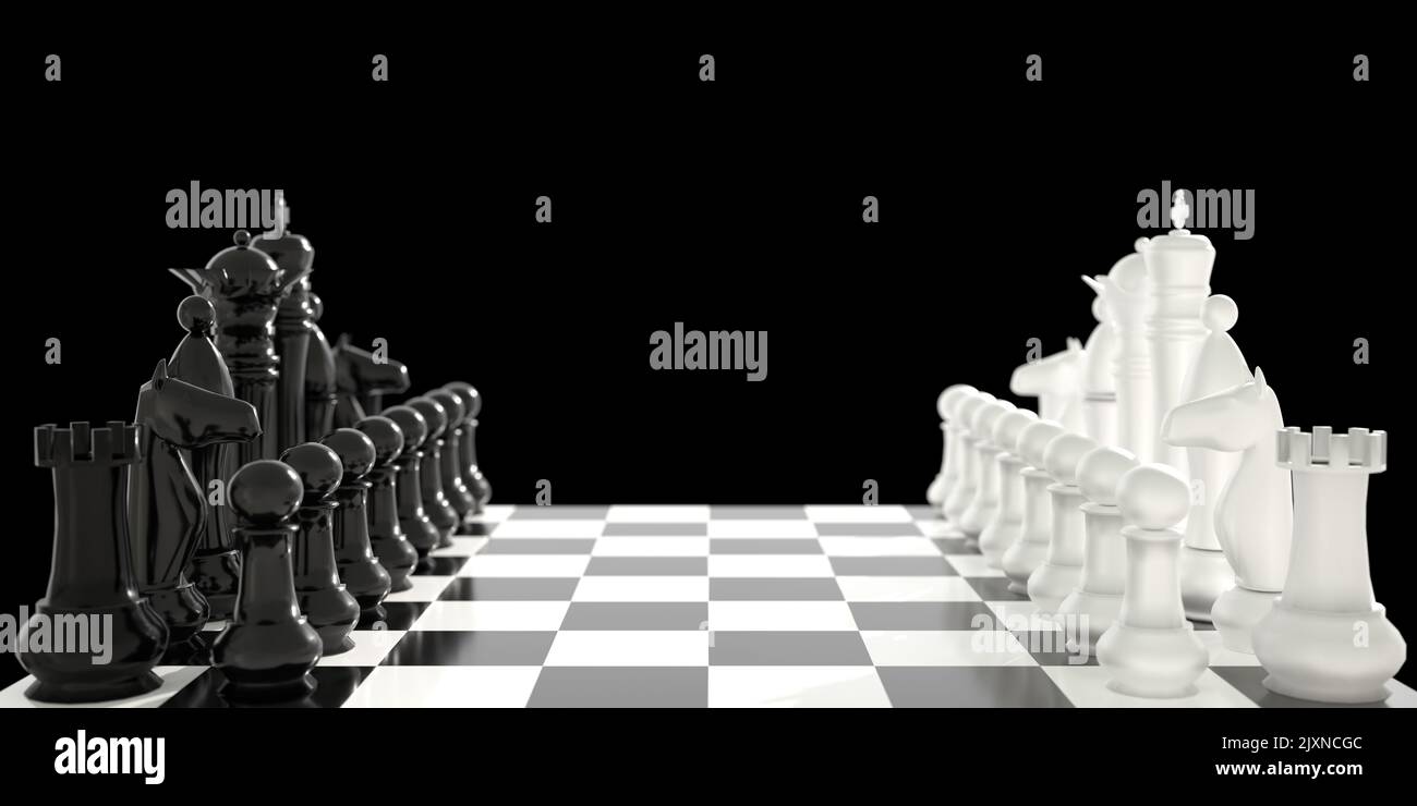 Chess as symbol of leadership, struggle, victory, strategy, business ...
