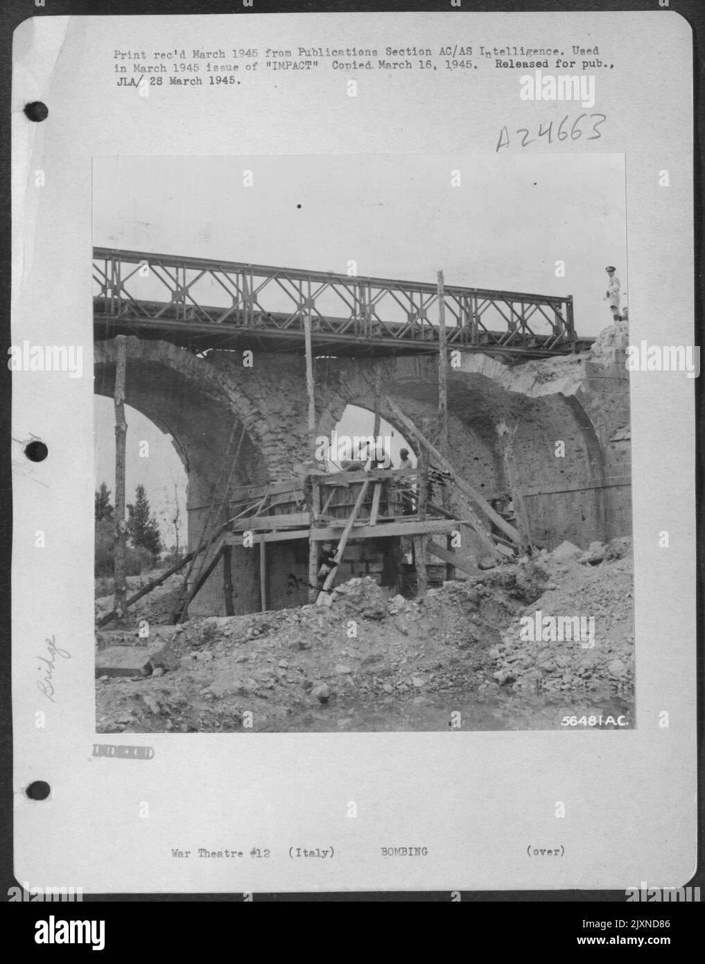 It Took 1000-Lb Bombs To Shear In Half Two Spans Of 25-Feet Wide ...