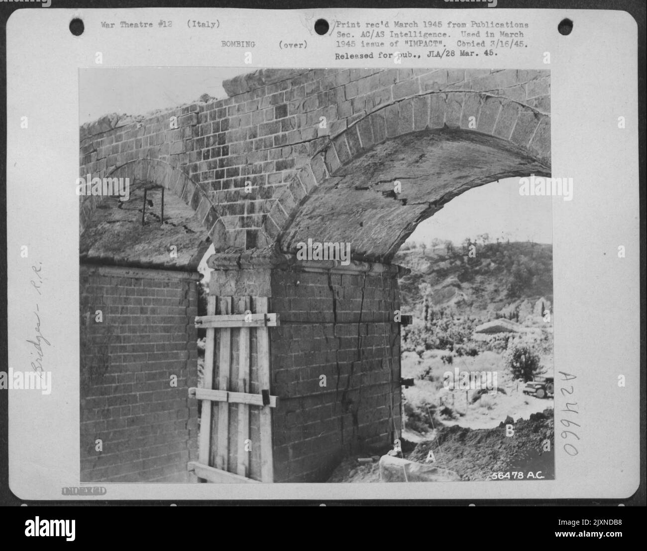 Near Misses At (A) And (B) Cracked Piers And Spans Of This Narrow ...