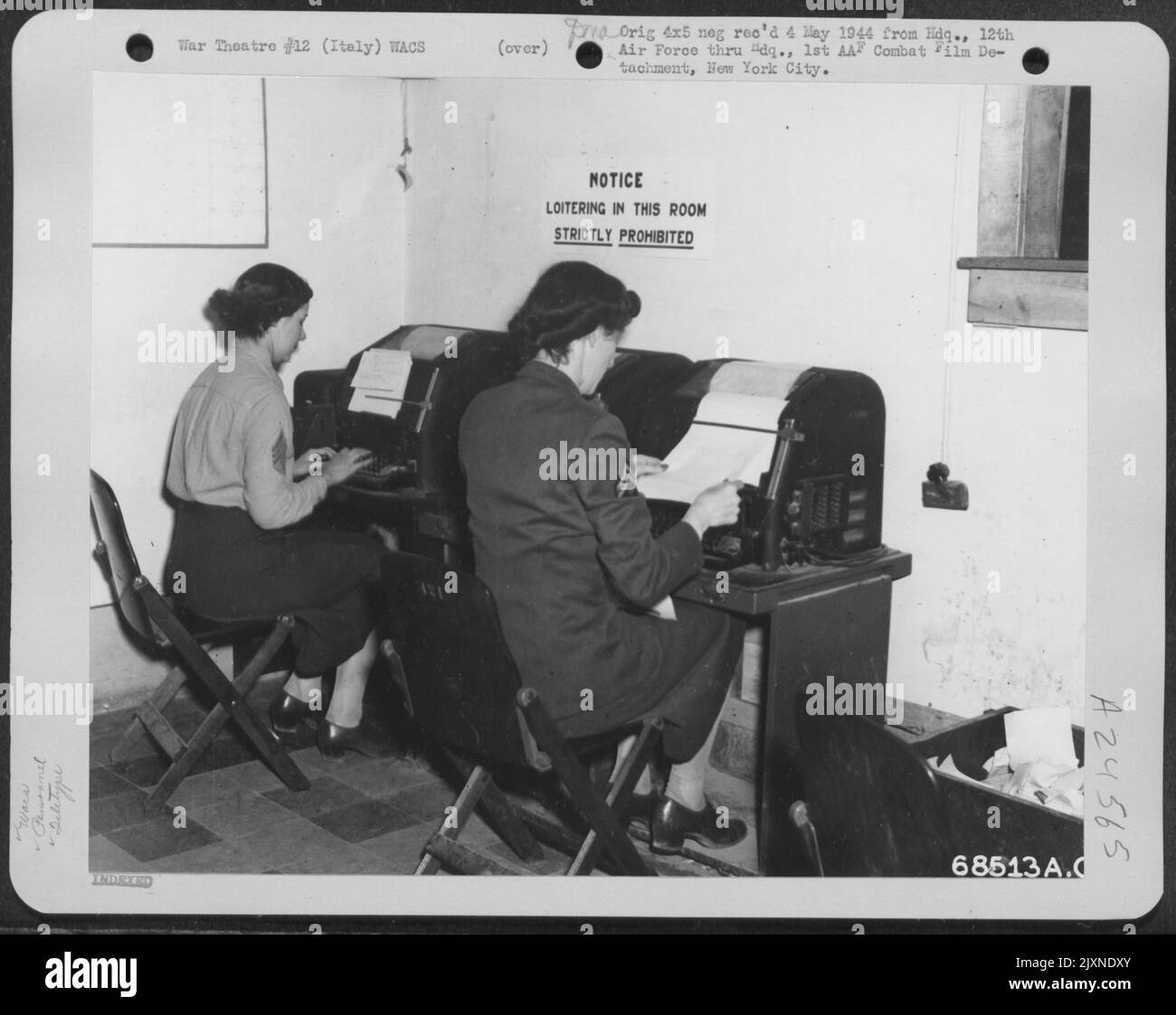 Teletype machines Black and White Stock Photos & Images - Alamy
