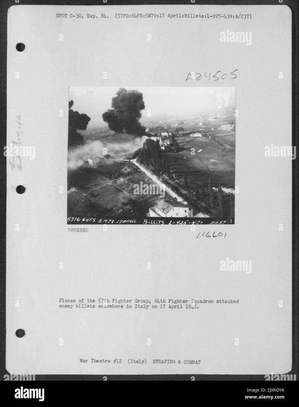 Planes Of The 57Th Fighter Group, 65Th Fighter Squadron Attacked Enemy ...