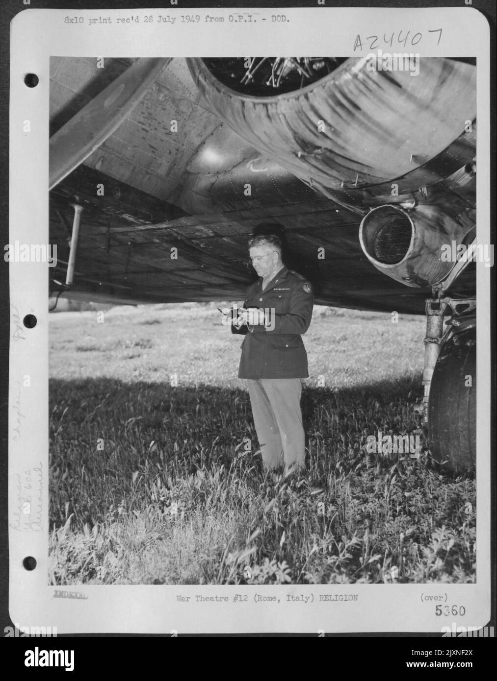 Chaplain (Captain) Raphael Weisenbach, Catholic Chaplain Of The 602Nd ...