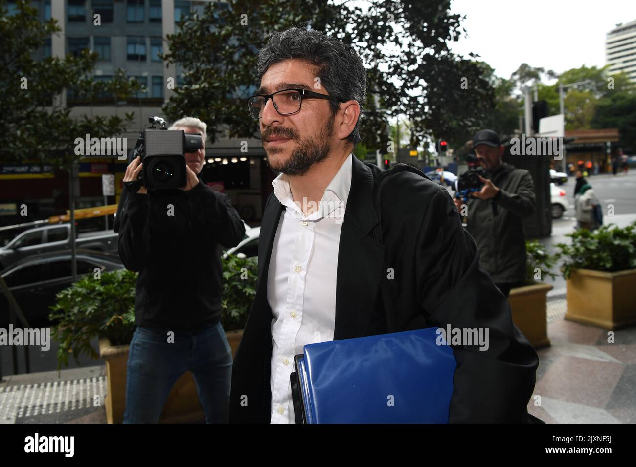 Kurdish journalist Renas Lelikan arrives at the Downing Centre Local ...
