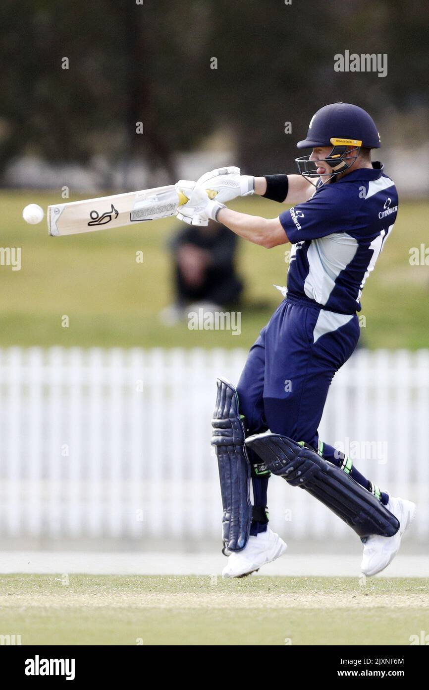 Marcus Harris of Victoria bats during the JLT One-Day Cup 2018 Final ...