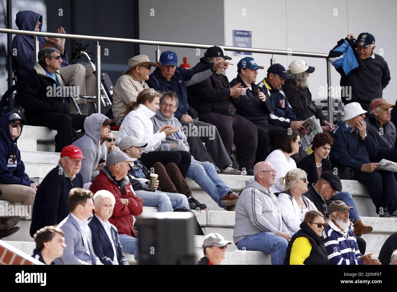 Fans cheer a boundary during the JLT One-Day Cup 2018 Final between ...
