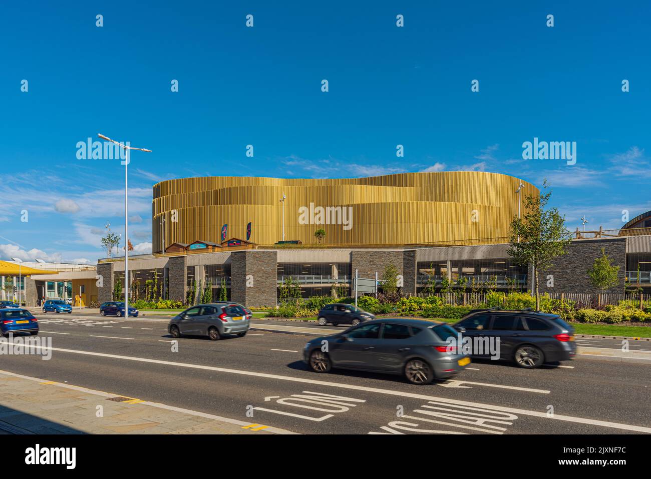 Swansea Arena and Bae Copr Bay Bridge August 2022 Stock Photo - Alamy