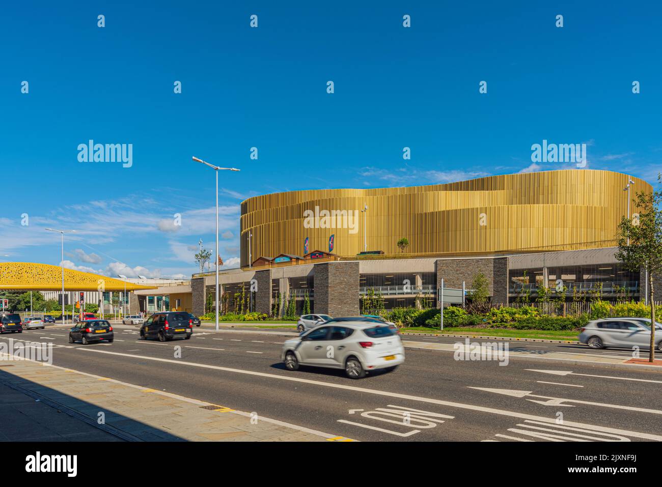 Swansea Arena and Bae Copr Bay Bridge August 2022 Stock Photo - Alamy