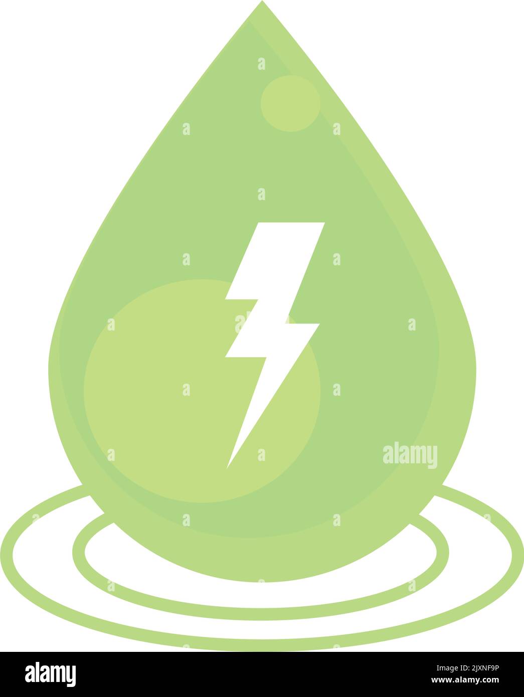 green energy drop Stock Vector Image & Art - Alamy
