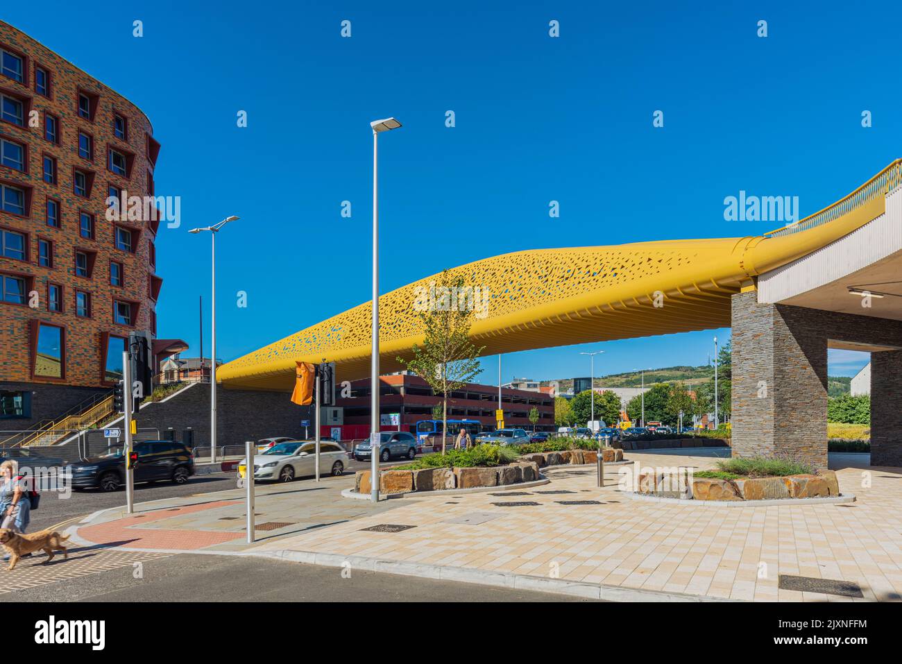 Swansea Arena and Bae Copr Bay Bridge August 2022 Stock Photo - Alamy