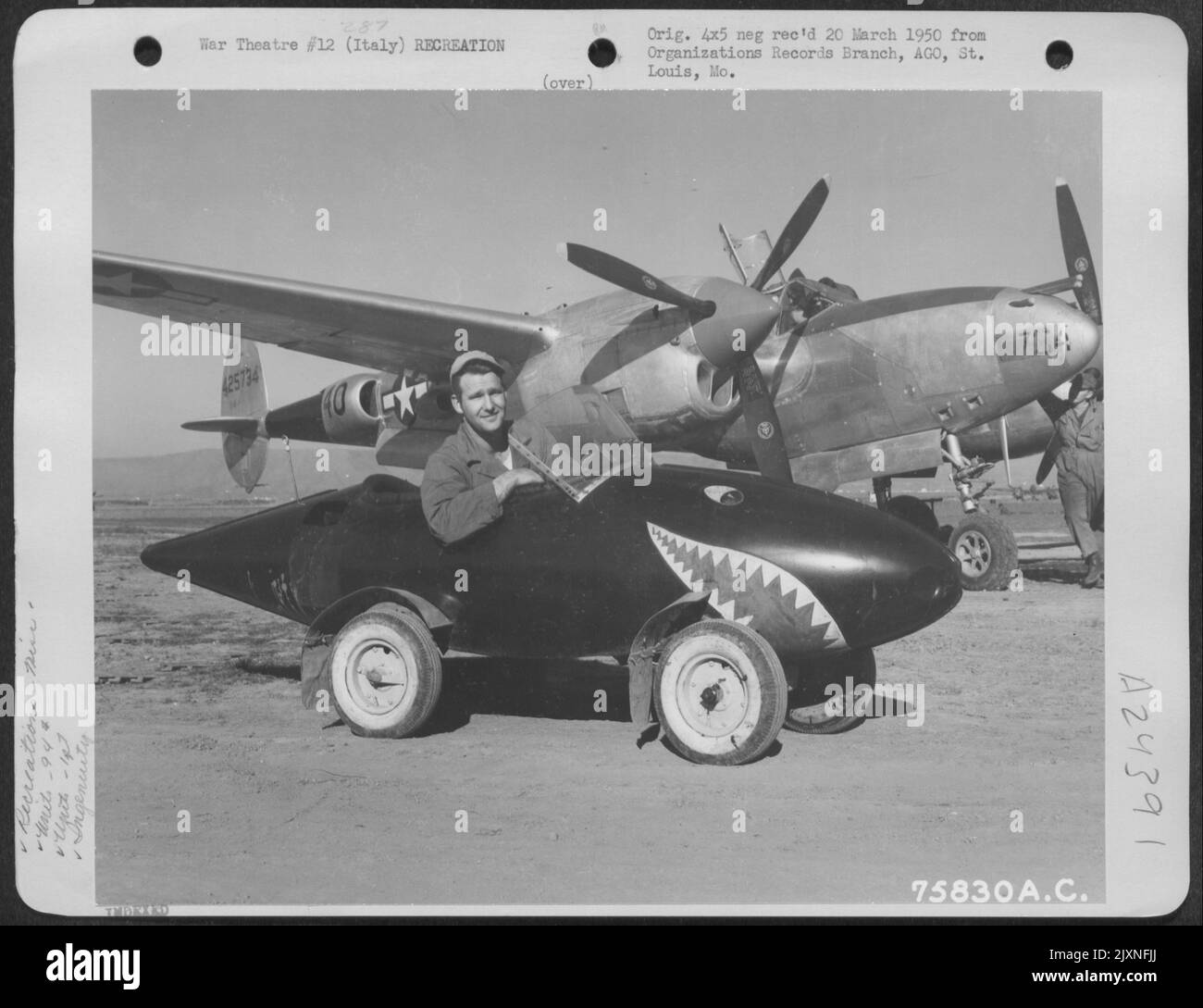 A Ground Crew Member Of The 94Th Fighter Squadron, 1St Fighter Group ...