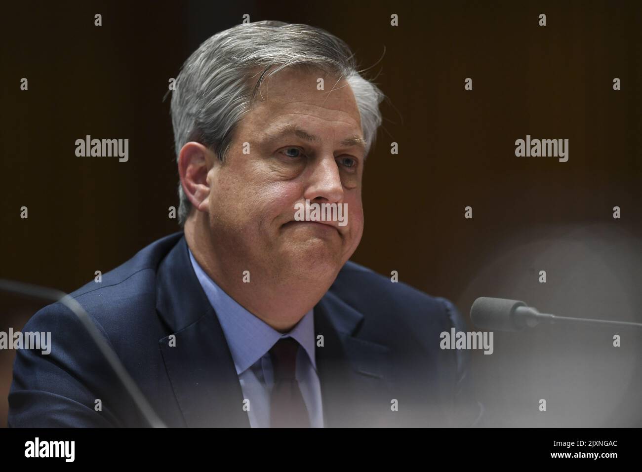 Westpac CEO Brian Hartzer speaks during a hearing of the House ...