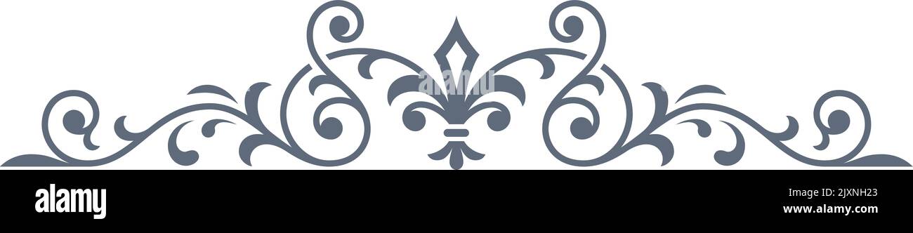Decorative header. Classic elegant ornate page divider Stock Vector ...