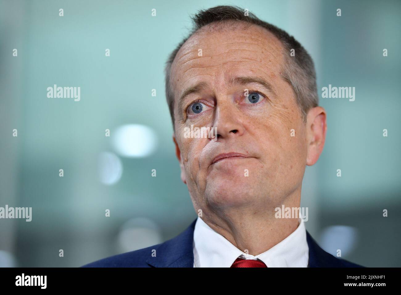 Leader of the Opposition Bill Shorten speaks to the media in Sydney ...