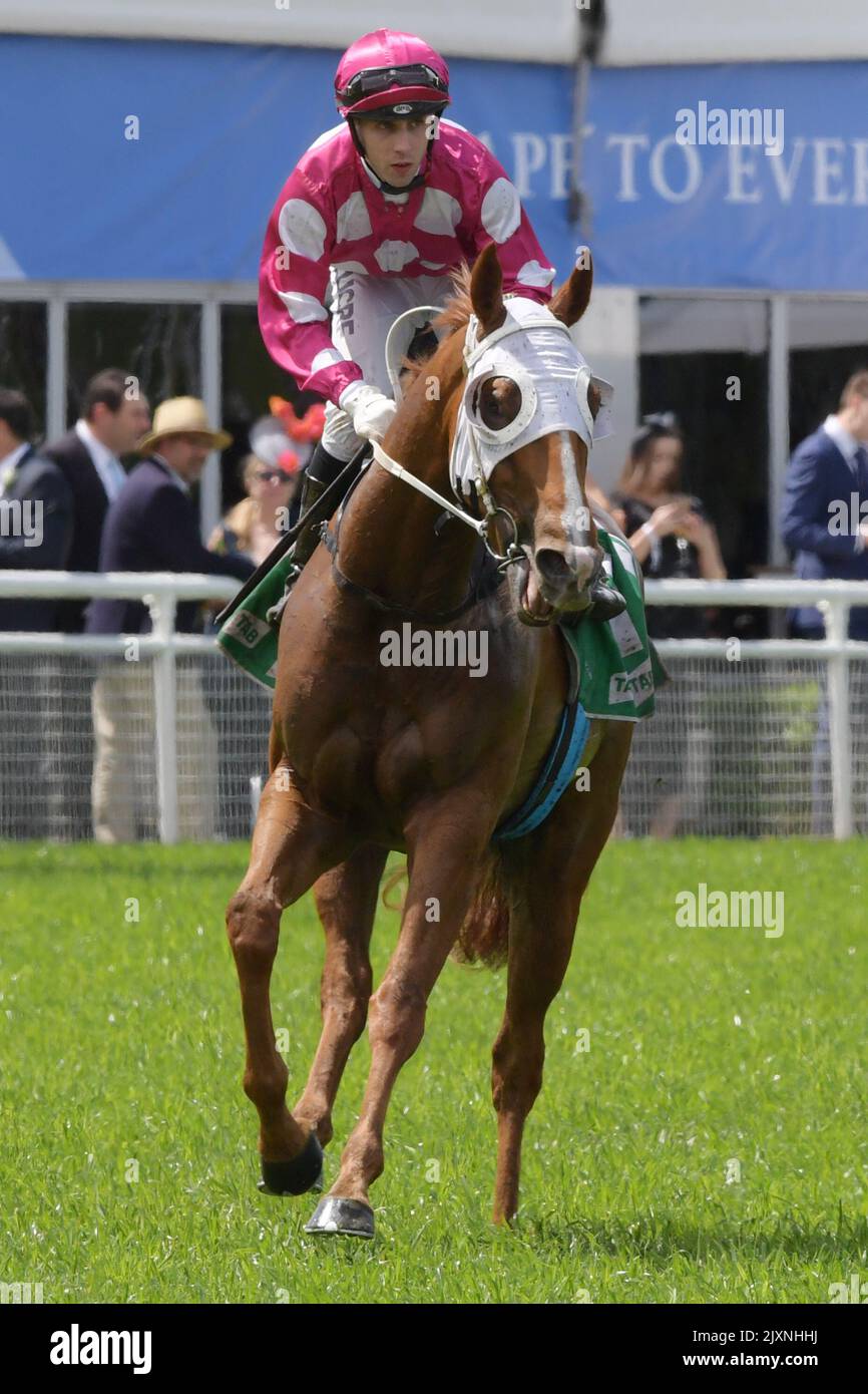 Jockey Brenton Avdulla returns to scale after riding Tristan De Angel ...