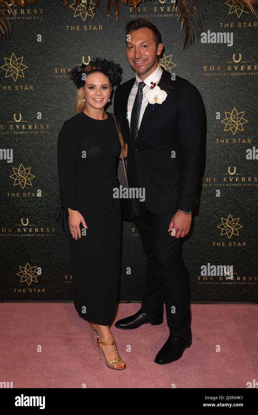 Emma Freedman and Ian Thorpe pose for a photograph during The Everest ...