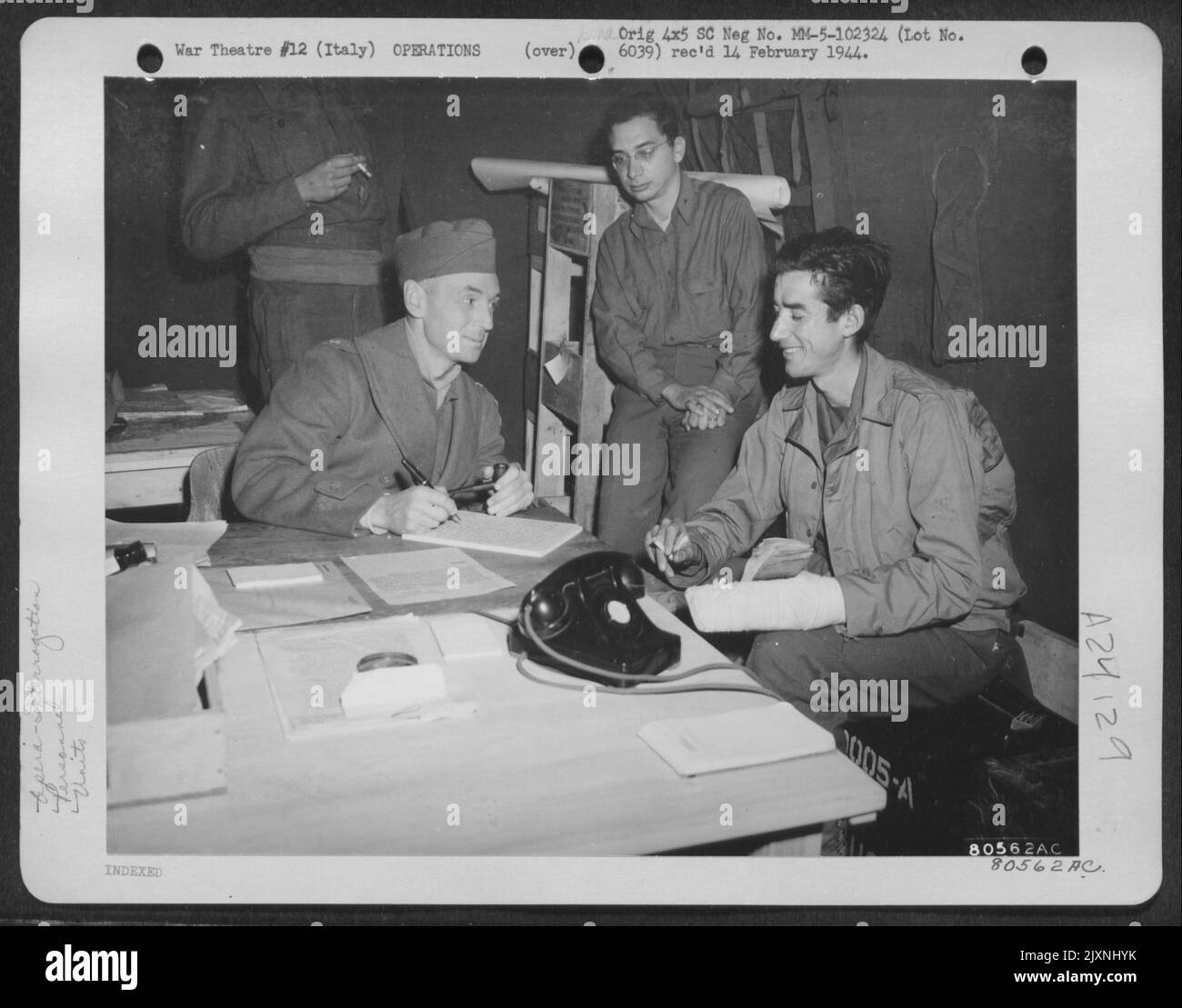 Lt. Eldon H. Dahl (Right) Of Bozeman, Mt, A Member Of The 416Th Bomb ...