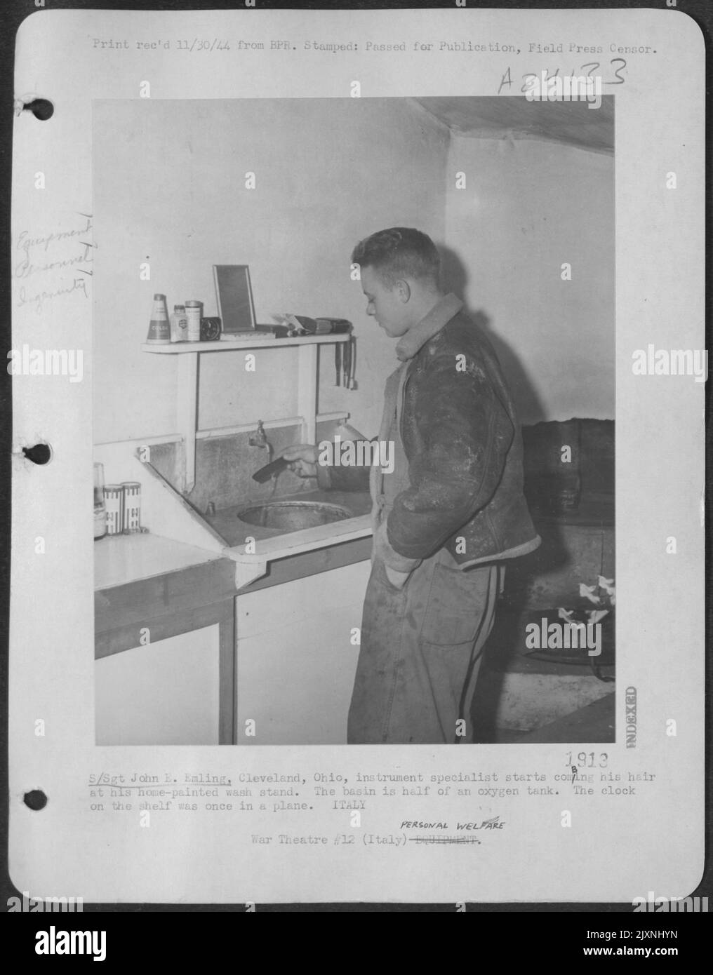 S/Sgt. John E. Emling, Cleveland, Ohio, Instrument Specialist Starts ...
