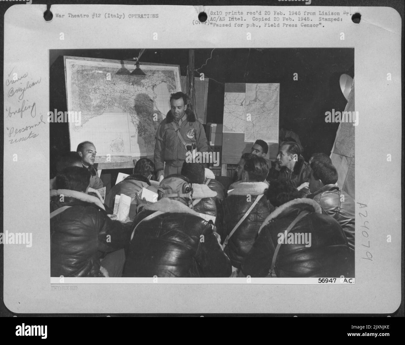 Lt. Colonel Nero Moura, C.O. Of The 1St Brazilian Fighter Squadron ...