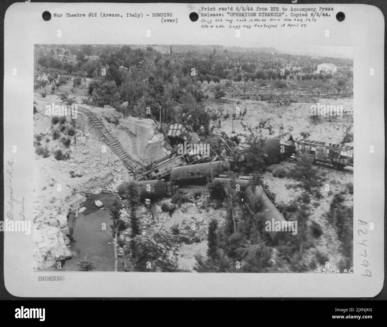 Notable among Strangle's targets near the city of Arezzo, Italy was the ...