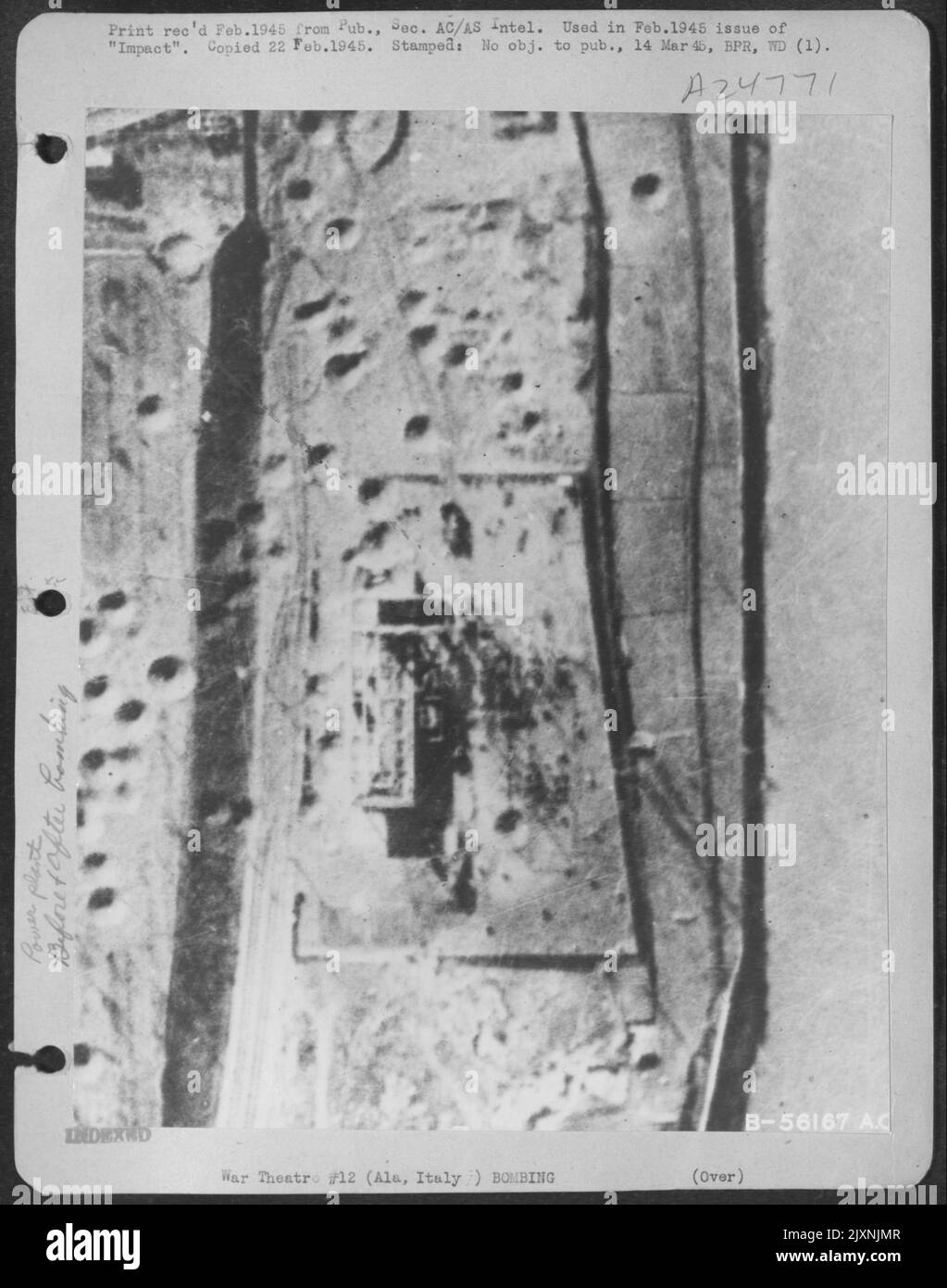 Ala, Italy, after bombing. Severe explosion occurred during early ...