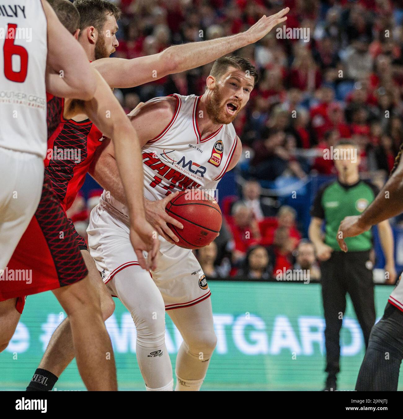 Brian Conkin of the Illawarra Hawks during the Round 1 NBL match ...